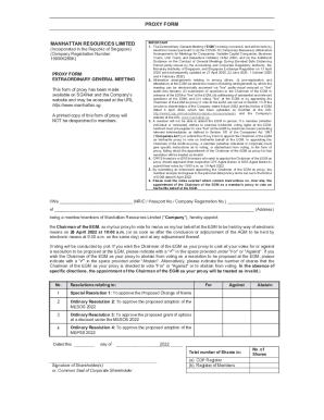 Fillable Online links.sgx.com710445ProxyFormPROXY FORM MANHATTAN ...