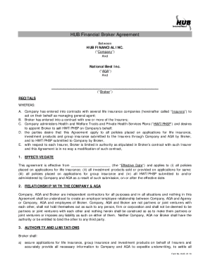 Fillable Online 52+ SAMPLE Broker Agreements in PDFMS Word52+ SAMPLE ...