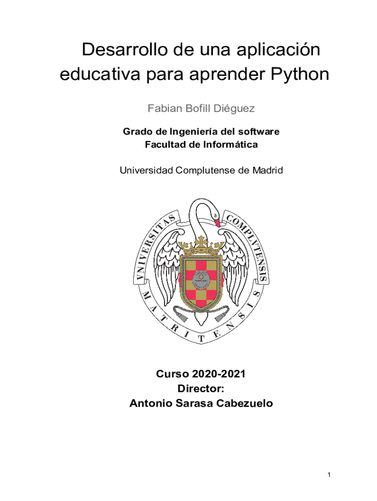Fillable Online Desarrollo de una aplicacin educativa para aprender ...