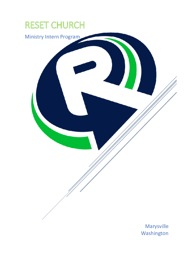 Fillable Online Reset Church - Helping people reset their lives on ...