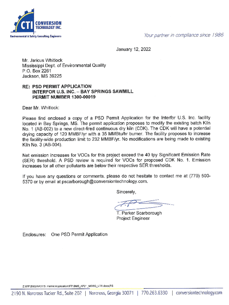 Fillable Online epd.georgia.govpsd-671705-applicationdownloadPSD PERMIT ...