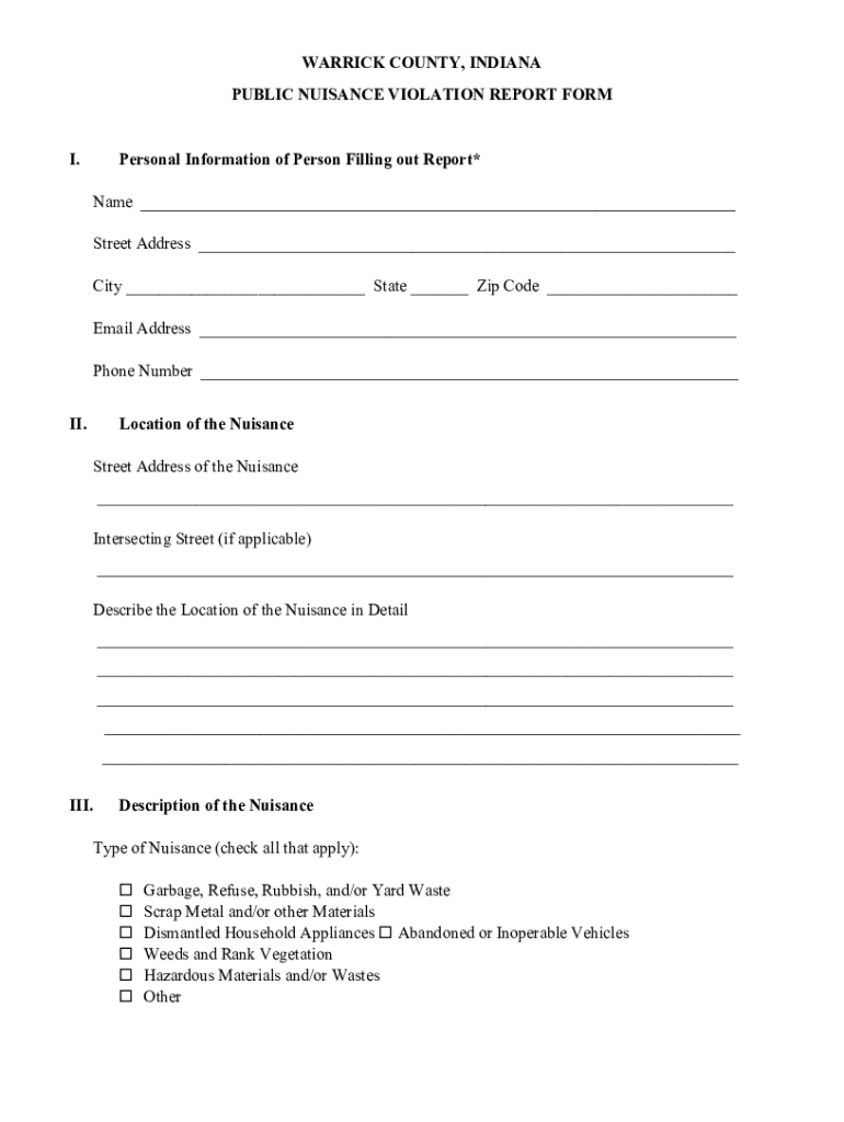 Fillable Online warrickcounty.govwp-contentuploadsWARRICK COUNTY ...