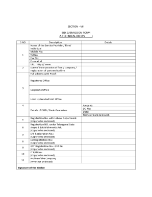 Fillable Online procurement-notices.undp.orgviewfileForm A: Bid ...