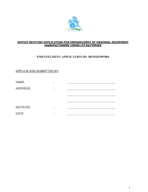 Fillable Online empanelment application id- hom201907004 - Sbi.co.in Fax Email Print - pdfFiller