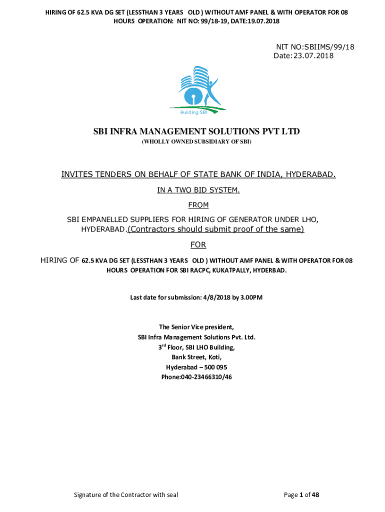 Fillable Online 62.5 kVA Cummins Diesel Generator, 3 Phase - IndiaMART ...