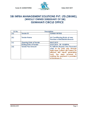 Fillable Online NOTICE INVITING TENDER (NIT) REQUIREMENT OF COMMERCIAL ...