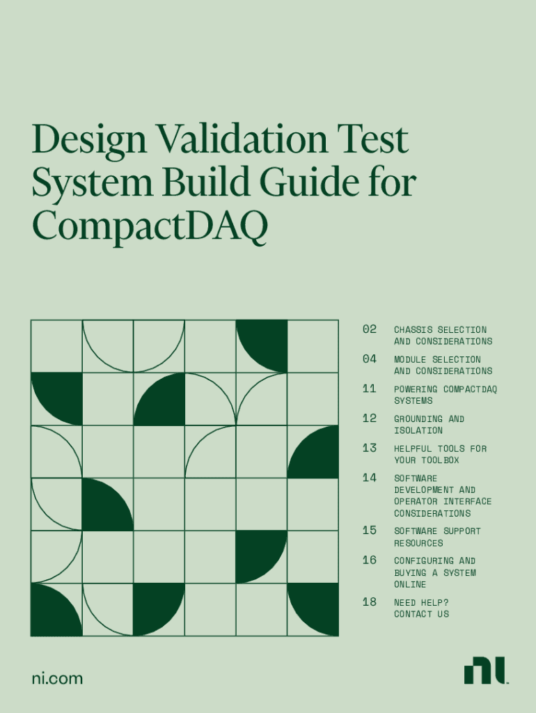 Fillable Online Design Validation Test System Build Guide For