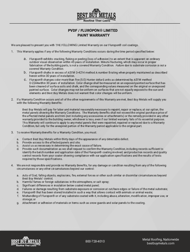 Fillable Online Fluropon Coil FamilyCoil & Extrusion CoatingsSherwin ...