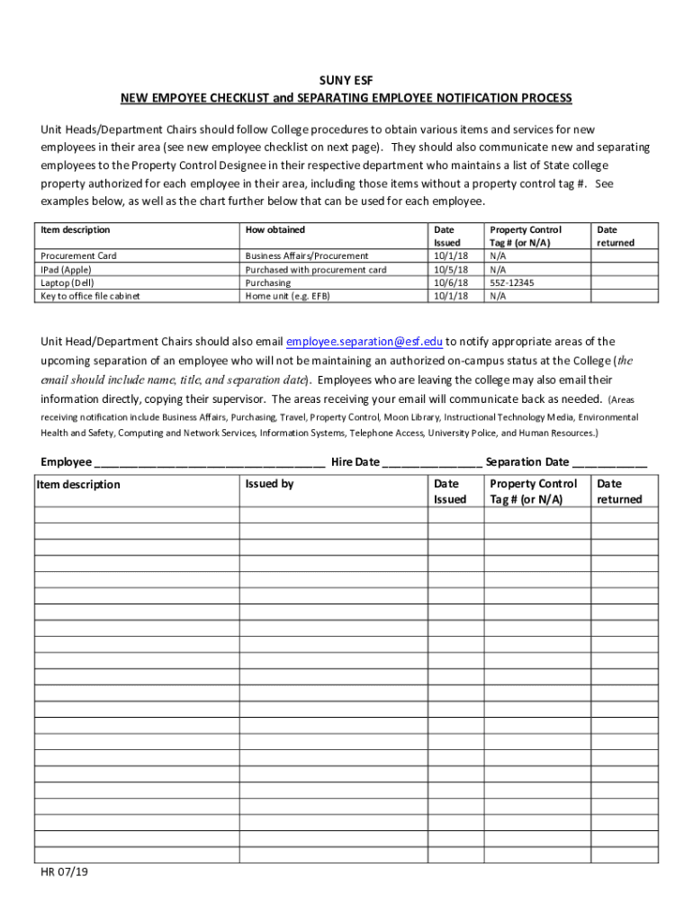 Fillable Online Forms Human Resources ESF Fax Email Print - pdfFiller