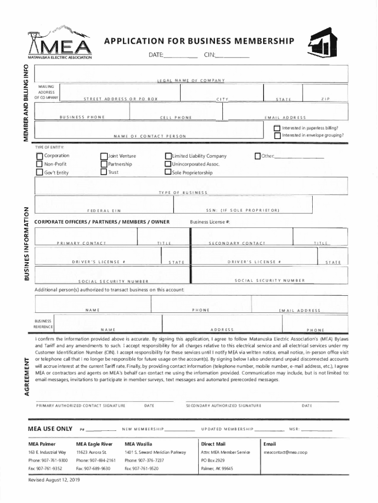 Fillable Online global-uploads.webflow.com...Application for Business Membership - Webflow Fax ...