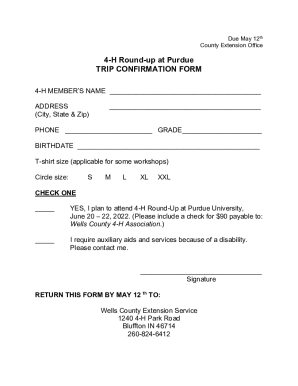 Fillable Online extension purdue extension.purdue.educountywells4-H ...