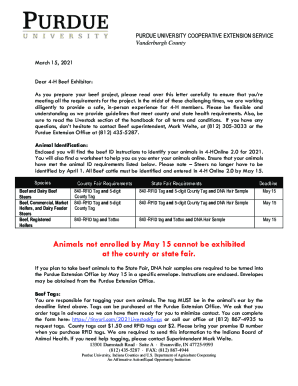 Fillable Online extension purdue Purdue University Cooperative ...