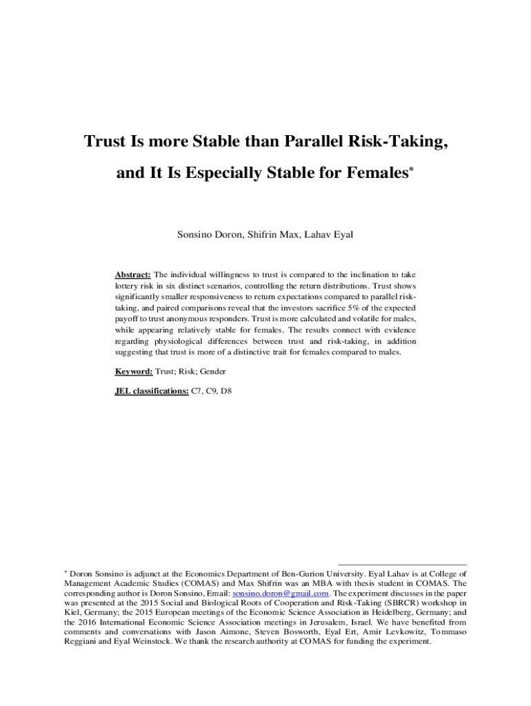 Fillable Online 1library.netdocumentzggg85e7-trust-stableTrust Is more Stable than Parallel Risk ...