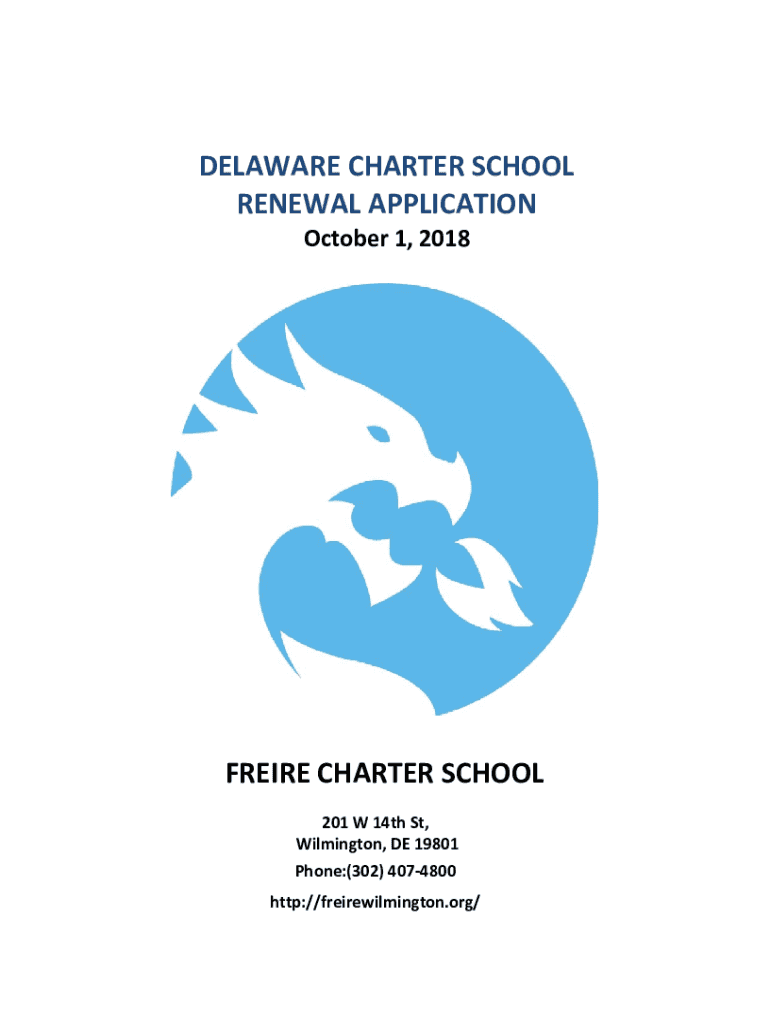 Fillable Online delaware charter school renewal application Fax Email ...