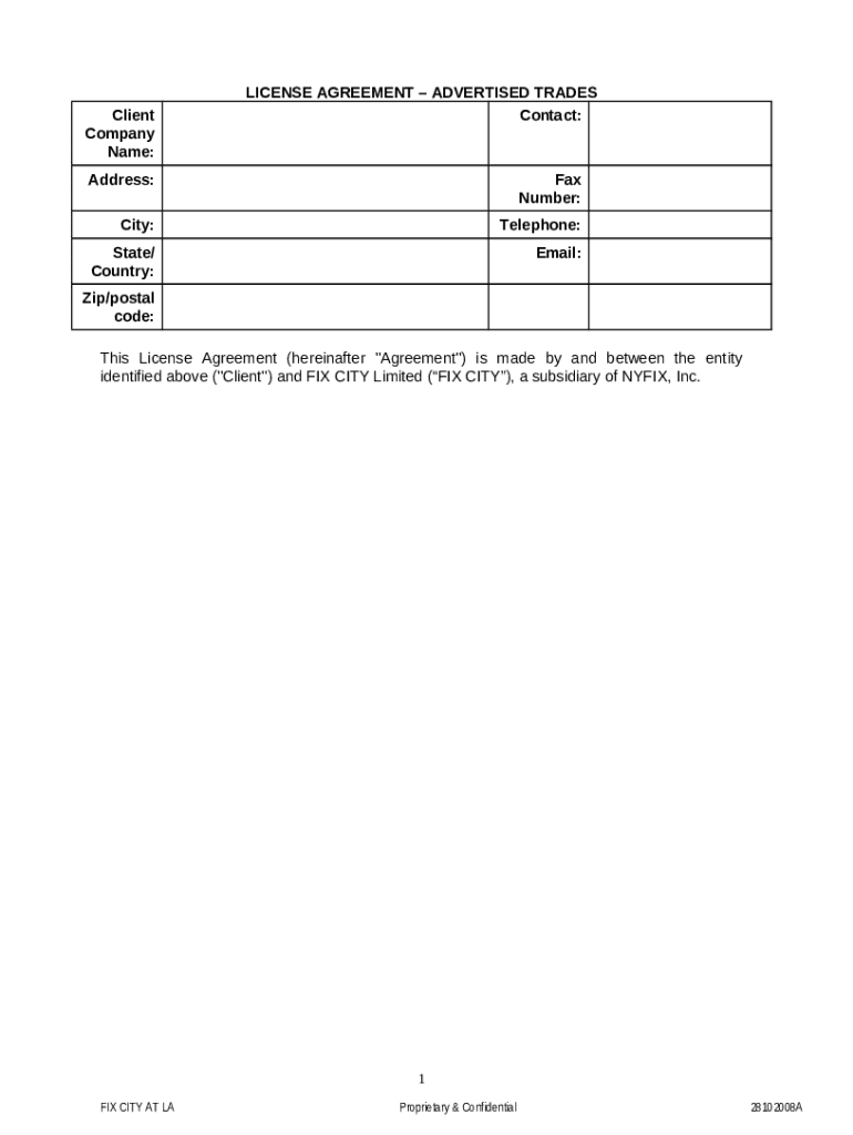 Third-Party Terms FactSet Doc Template | pdfFiller
