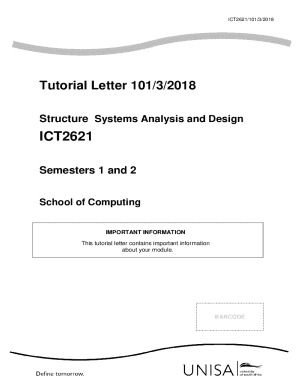 Fillable Online gimmenotes co Tutorial letter 101.pdf - ICT2621 ...