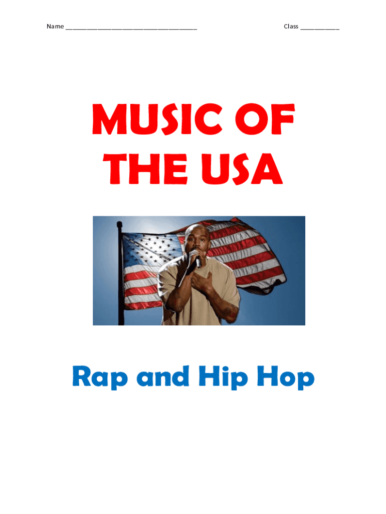 Fillable Online What Is Hip Hop Music? Characteristics, Artists ...