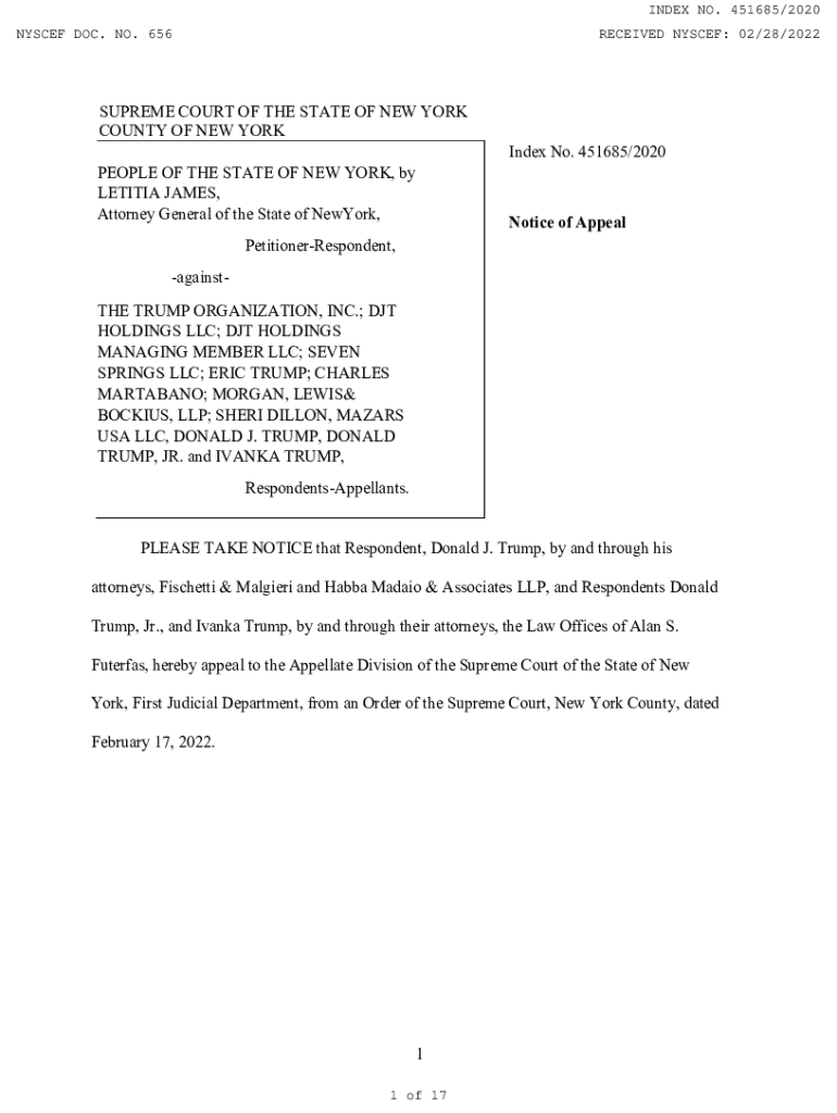 Fillable Online ag.ny.govsitesdefaultINDEX NO. 451685/2020 NYSCEF DOC ...