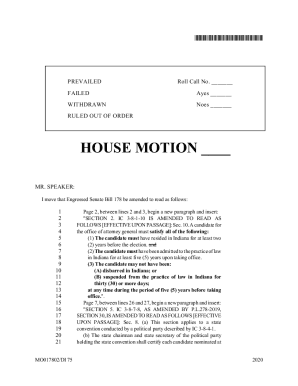 Fillable Online HOUSE MOTION - Courthouse News Service Fax Email Print ...