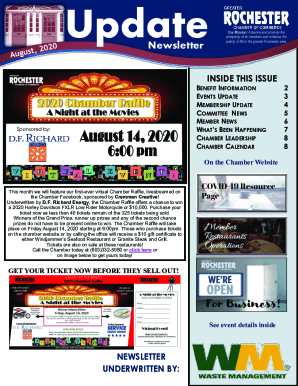 Fillable Online 2020 Chamber Raffle Ticket Reservation Flyer 7-2020.pub ...