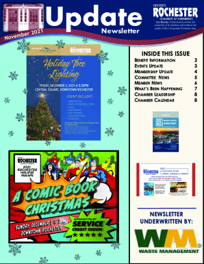 Fillable Online CHAMBER CALENDAR Fax Email Print - pdfFiller