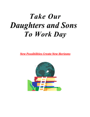 Fillable Online Take Our Daughters and Sons to Work Day Fax Email Print ...