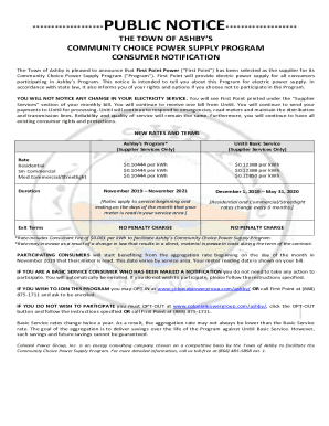 Fillable Online Template - Customer Notification Form DRAFT - Ashby Fax ...