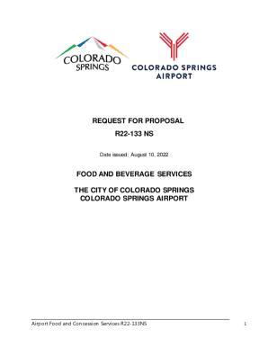 Fillable Online Request for Proposal (RFP) Food and Beverage Vending ...