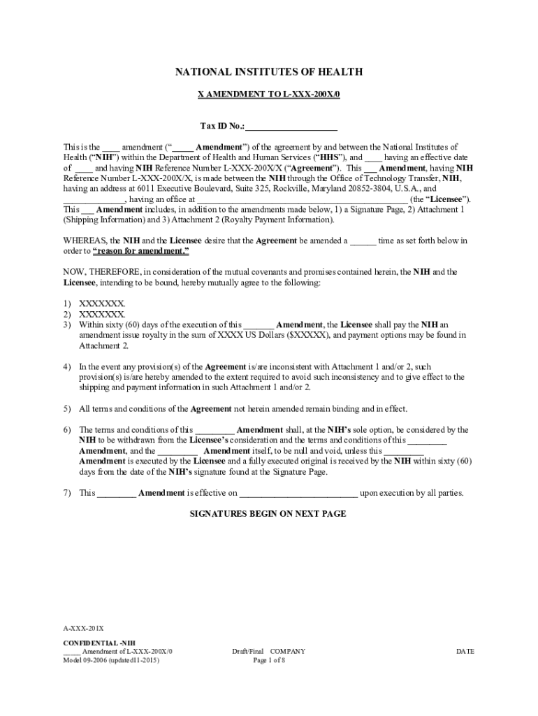 Fillable Online ott nih Fillable Online ott nih NATIONAL INSTITUTES OF ...