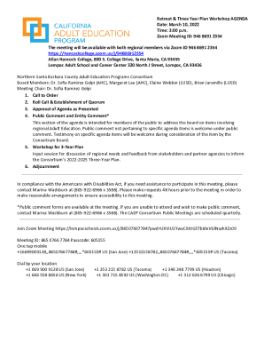 Fillable Online 10+ Retreat Agenda Templates - Free Word, PDF Format ...