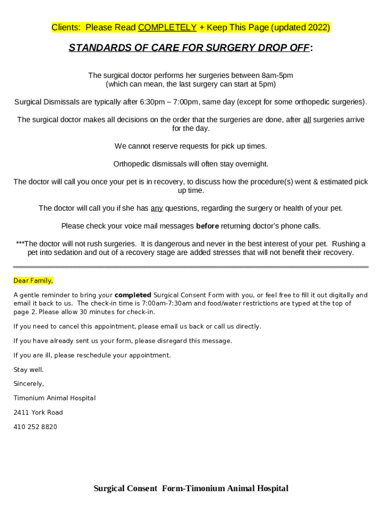 How To Choose a Surgeon, Doctor For Medical Surgeries Doc Template ...