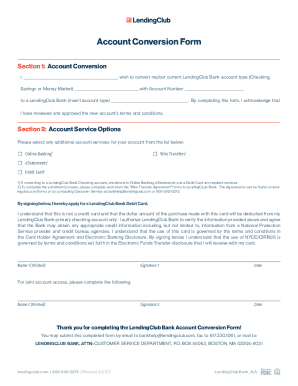 Fillable Online ACCOUNT CONVERSION FORM Non-Individual Fax Email Print ...
