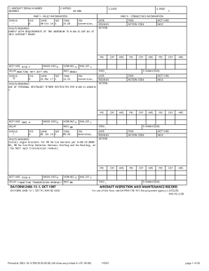 Fillable Online Aircraft Inquiry - Federal Aviation Administration Fax Email Print - pdfFiller