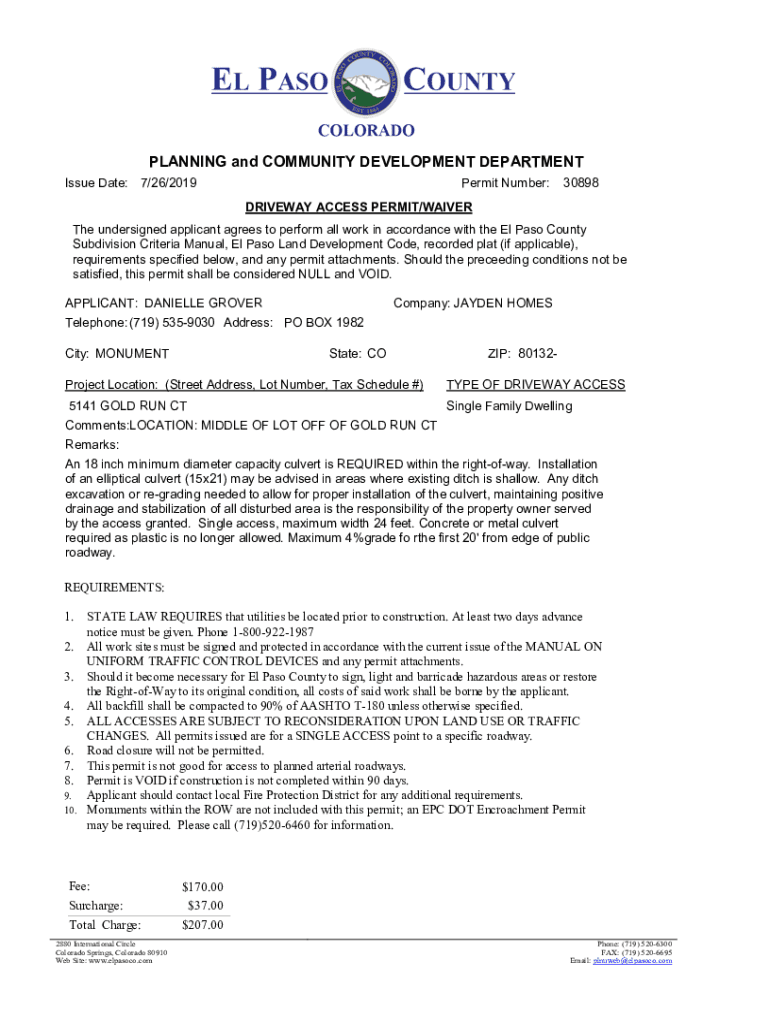 Fillable Online APPLICANT: DANIELLE GROVER Fax Email Print - pdfFiller