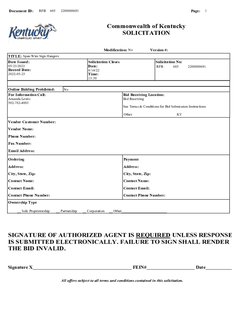 Fillable Online TITLE: Span Wire Sign Hangers Fax Email Print - pdfFiller