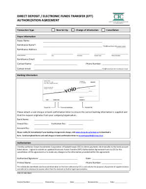 Fillable Online Fillable Direct Deposit Authorization for Electronic ...