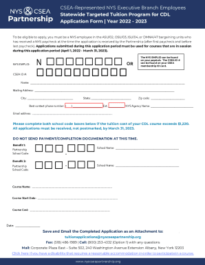 Fillable Online Commercial Driver's License (CDL) - NYS & CSEA ...