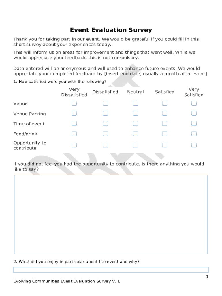 Your Complete Guide to the Event Evaluation Process (with Template) Doc ...