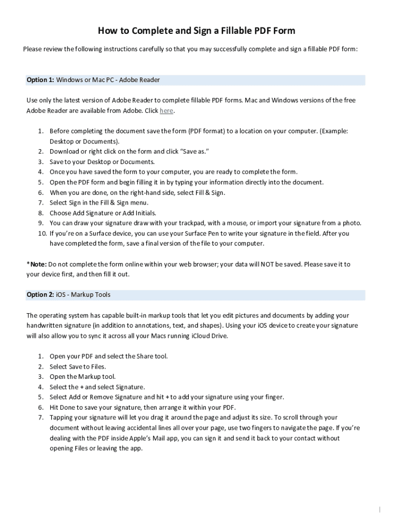 Fillable Online sfdbi.orgsitesdefaultHow to Complete and Sign a ...