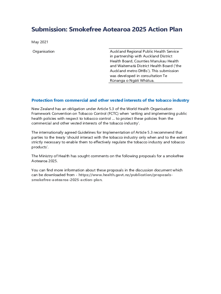 Fillable Online Smokefree Environments and Regulated Products Act 1990 ...