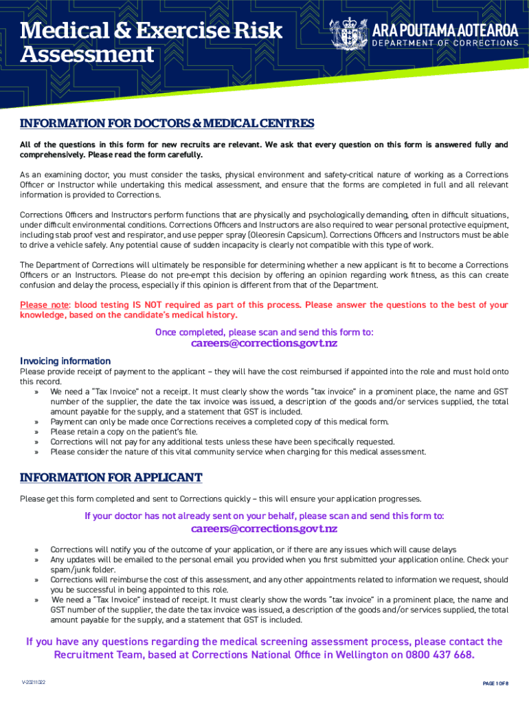 Fillable Online FREE 14+ Sample Health Risk Assessment Forms in PDFFREE ...