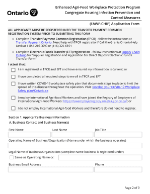 Fillable Online EAWP-CHIP Application Form Fax Email Print - pdfFiller