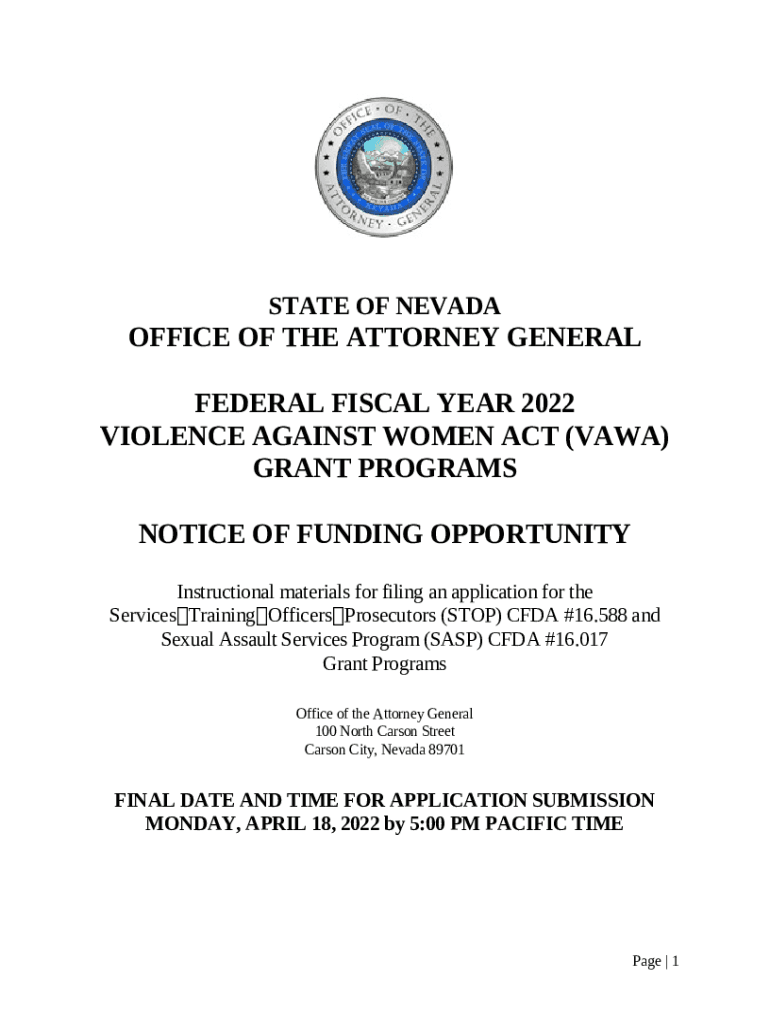 ag.nv.govuploadedFilesagnvgovSTATE OF NEVADA OFFICE OF THE ATTORNEY GENERAL FEDERAL FISCAL ...