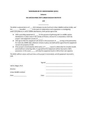Fillable Online Equipment MOU Template.docx Fax Email Print - pdfFiller