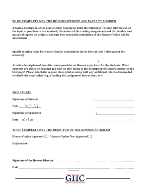 Fillable Online honors.utsa.eduacademicsrequirementsA Quick Guide to ...