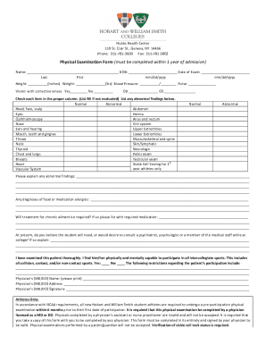 Fillable Online Physical Exam Form UTD (20).docx Fax Email Print ...