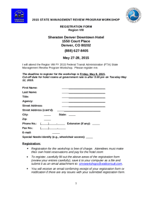 State Management Review Workshop Doc Template | pdfFiller