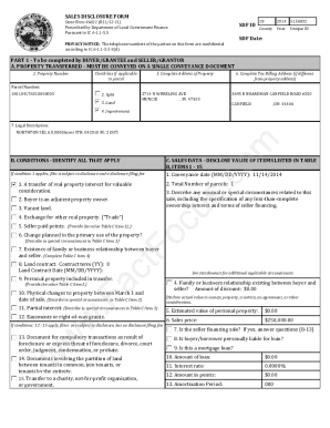 Fillable Online laporteco.in.govuploads2020/12/46021SALES DISCLOSURE ...