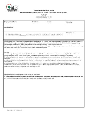 Fillable Online american university of beirut Fax Email Print - pdfFiller