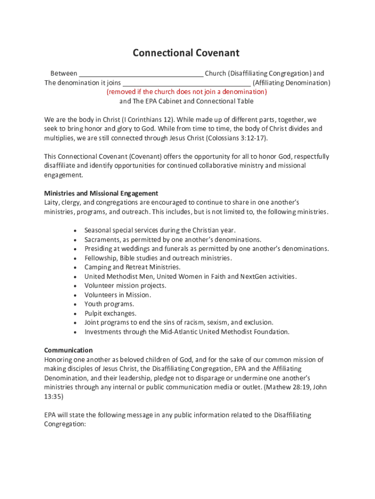 Fillable Online Organization: The Church as ConnectionThe UnitedQ. Are ...